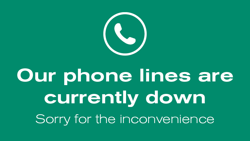 News | Our phone lines are down at the moment